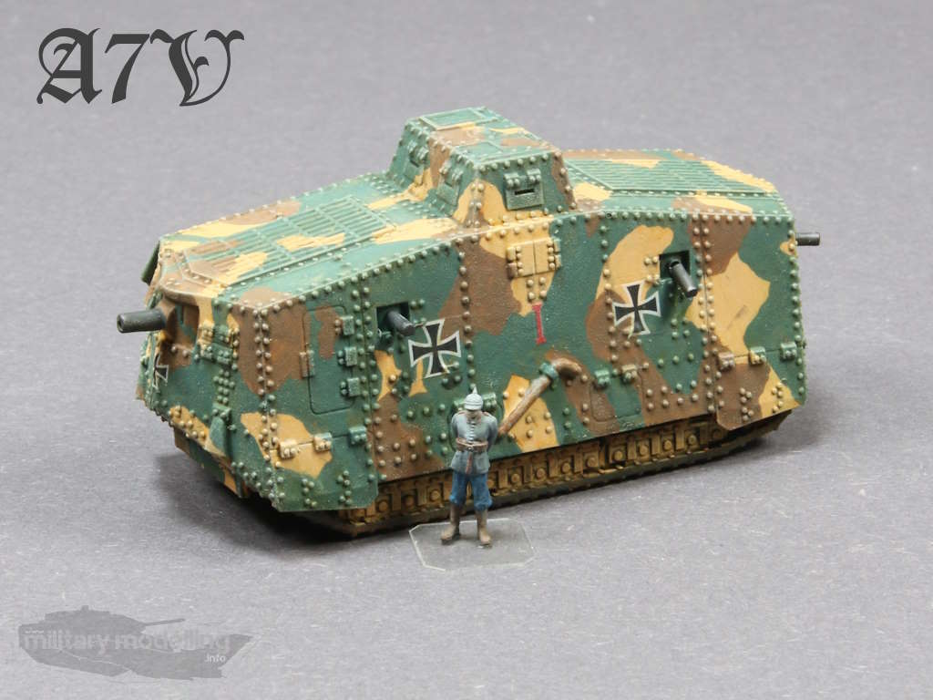 Sturmpanzerwagen A7V, Maßstab unbekannt
